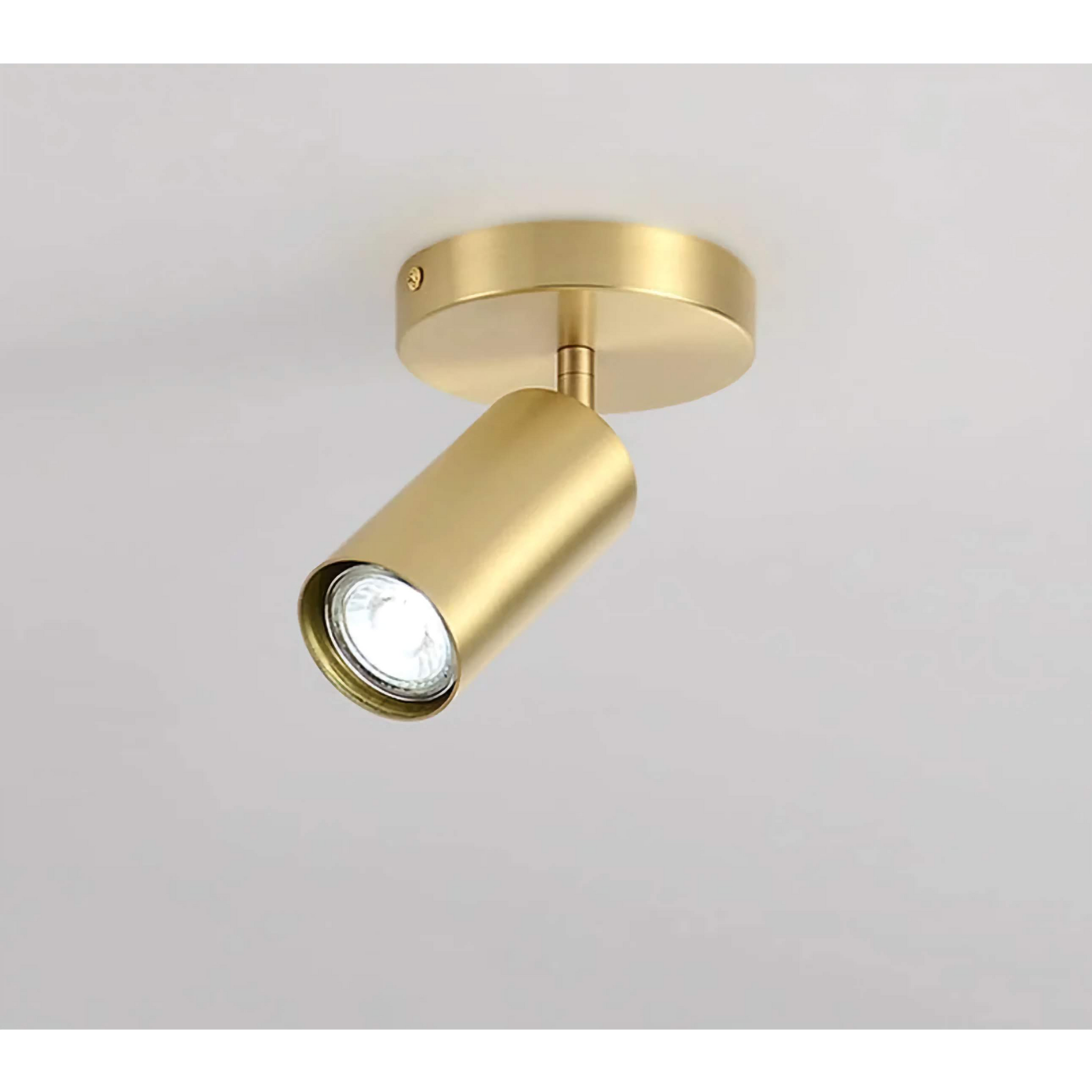 Copper Single Swing Light – Adjustable Flush Mount Ceiling Light for ...